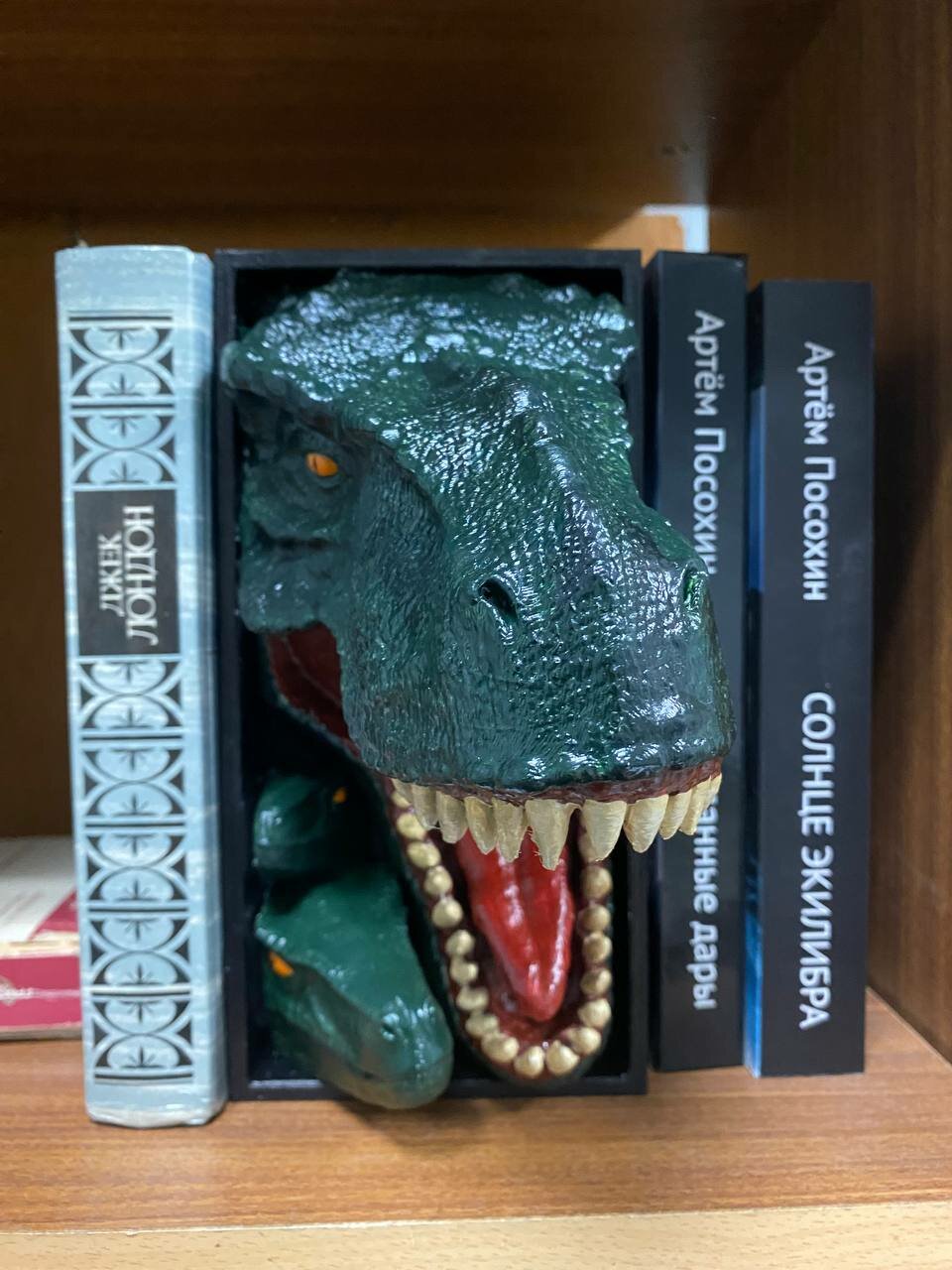 Книжная вставка (Book Nook) Декор для книжной полки, (Jurassic World) Парк Юрского периода. румбокс, интерьерная вставка, сувенир для фанатов.