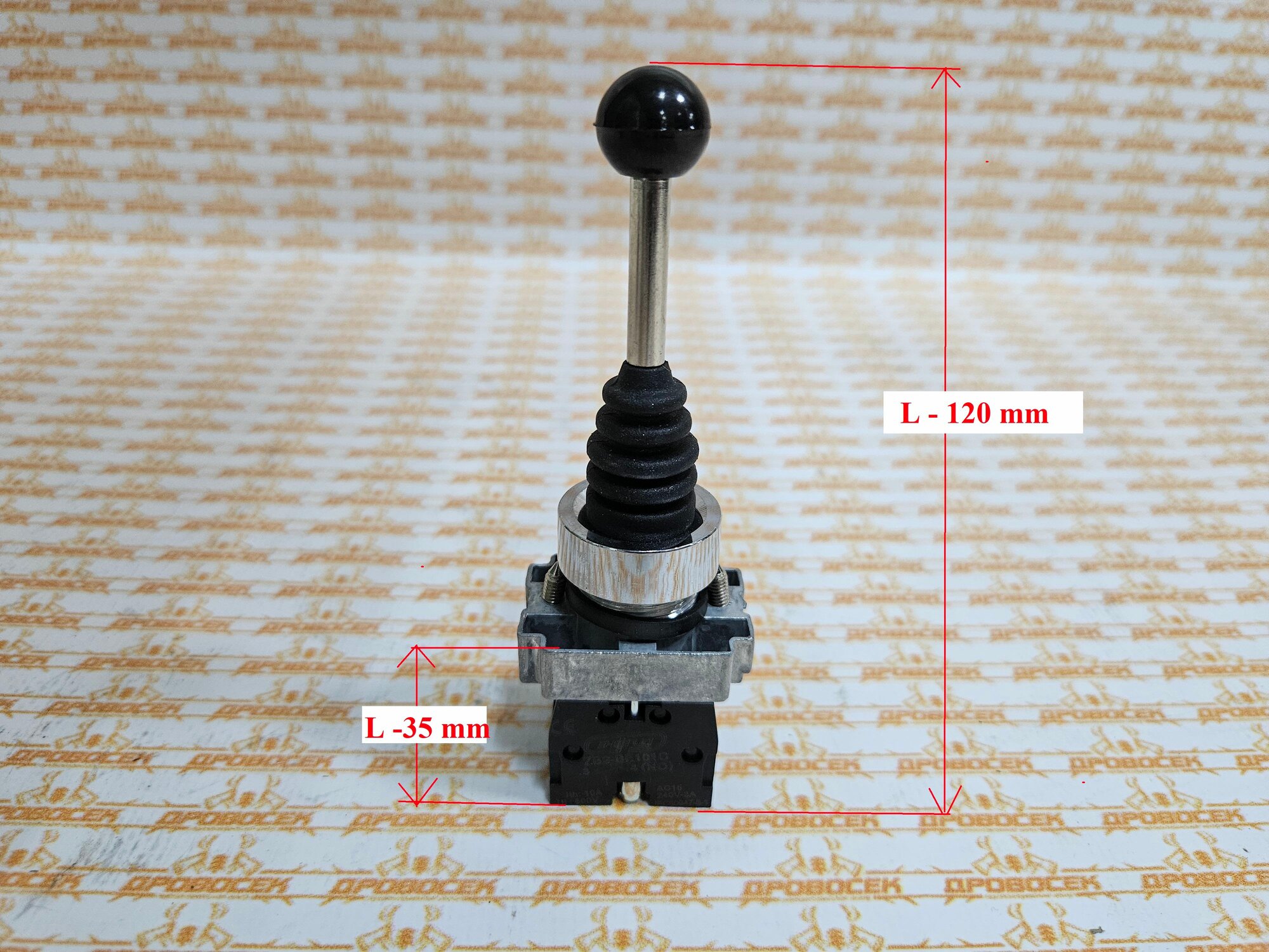 Джойстик-манипулятор для погрузчика, станка, 2 направления с возвартом XD2-PA22, E0903-0003