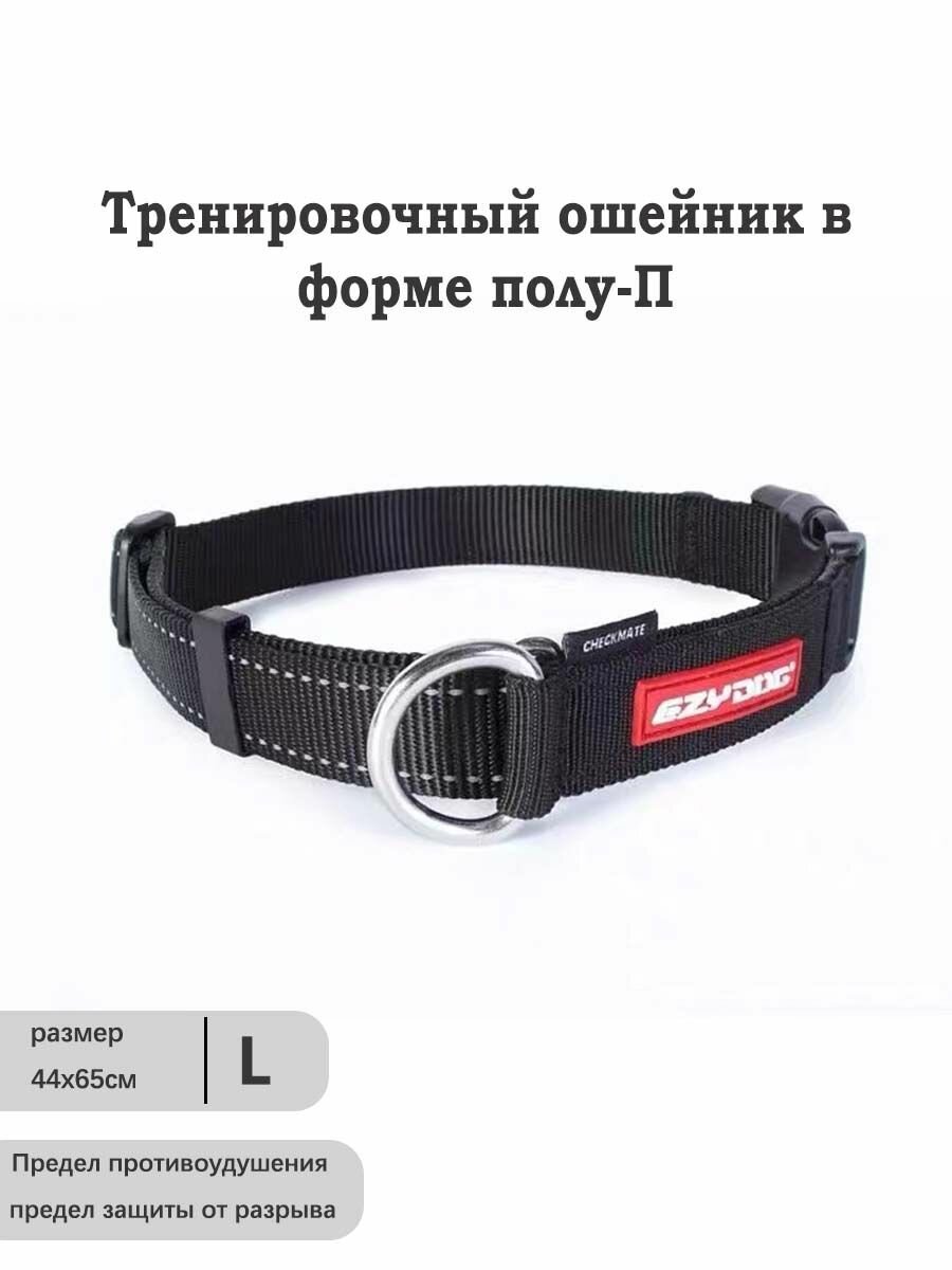 EzyDog Ошейник для собак, для контроля и прогулок, регулируемый