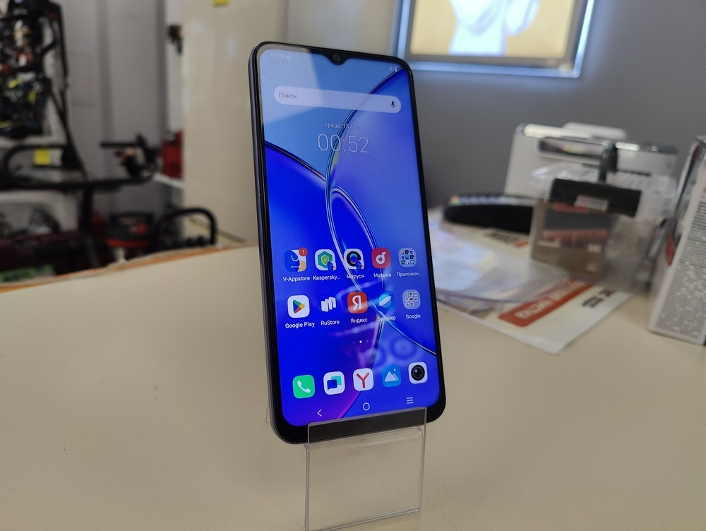 Смартфон Vivo Y17s 4/128 ГБ Ростест, Dual nano SIM, лавандовый