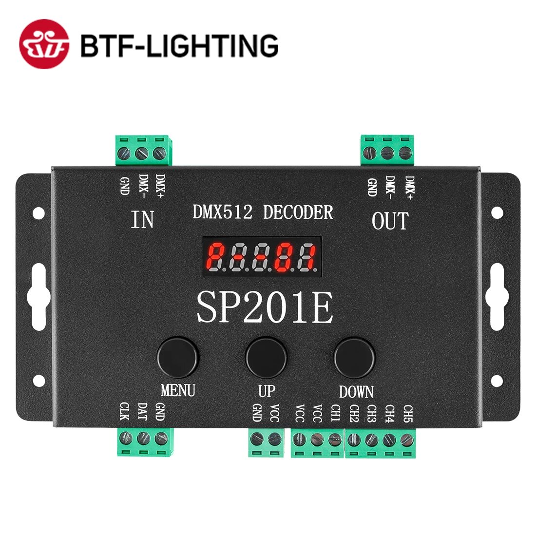 BTF-LIGHTING SP201E DMX512 контроллер для светодиодных лент