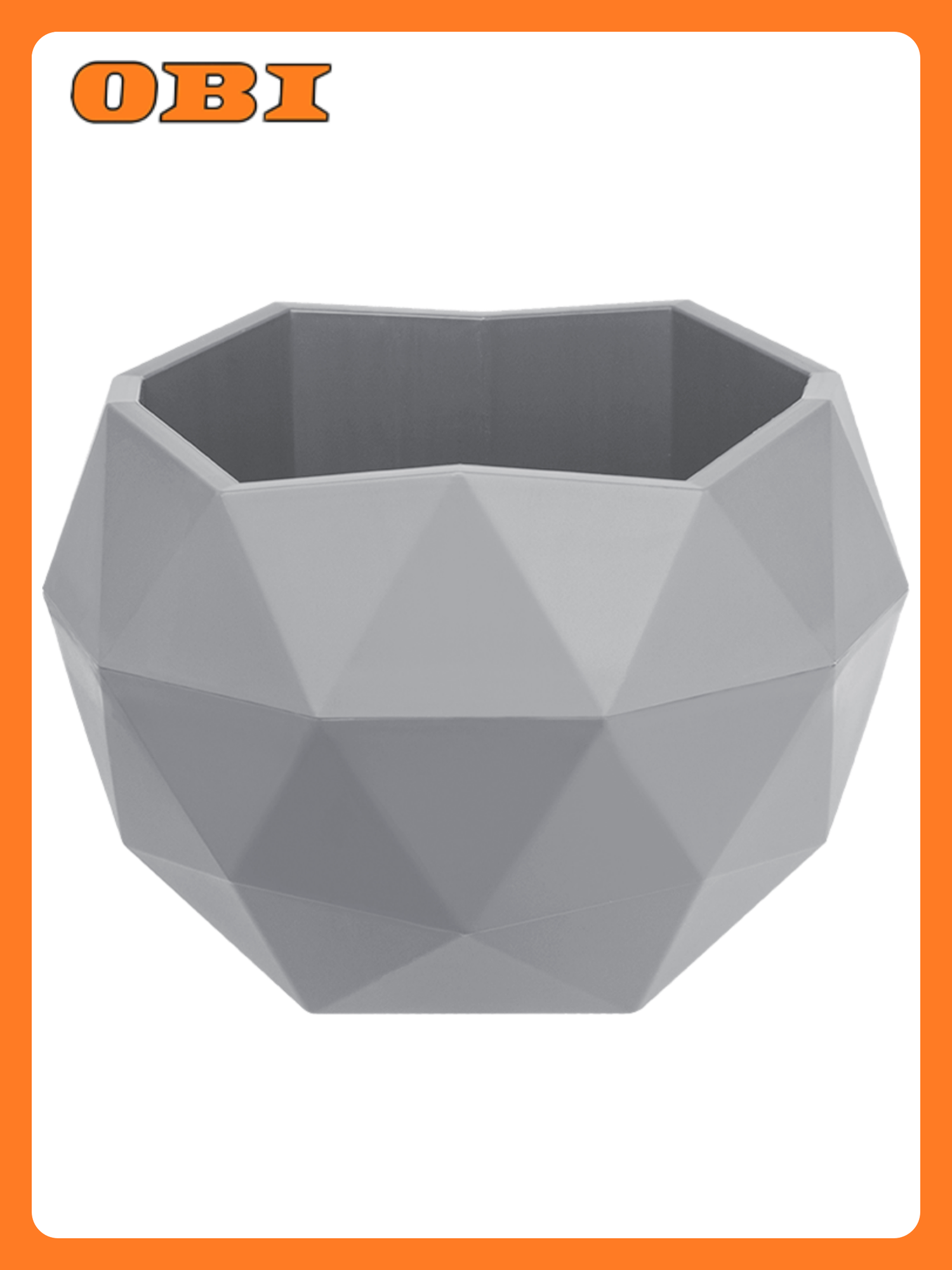 Кашпо "Топаз" (2,5л.) Цв. Серый жемчуг (Арт. КШ-9799)