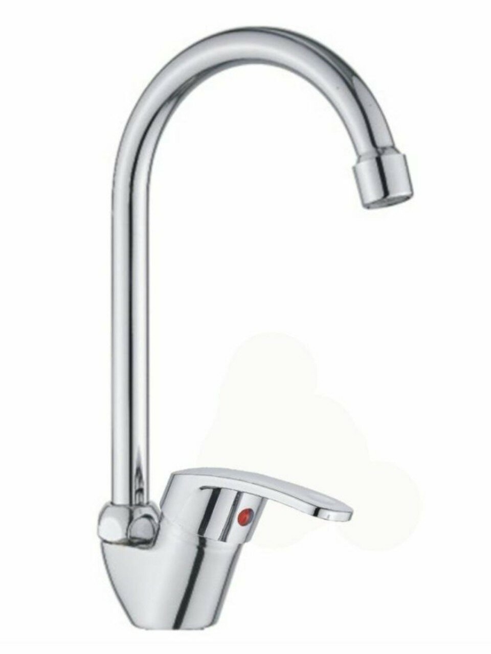 Смеситель для кухни Gota Rocio 105142-GR, поворотный излив 20.4 см, хром, однорычажный