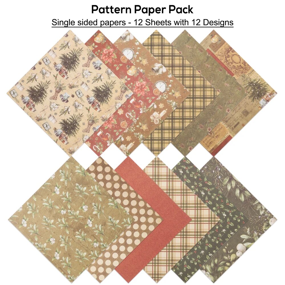 Бумага для скрапбукинга мраморная 12 листов TT746