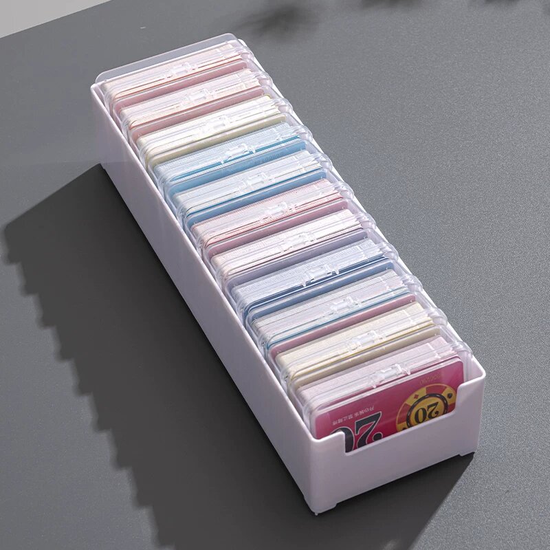 Коробка для хранения фишек для маджонга, карт для шахмат и карточных игр, удостоверений личности, банковских карт,