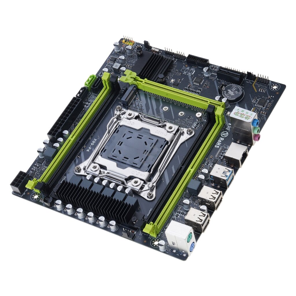 1 материнская плата компьютера X99P4, сервер DDR4 LGA2011, новинка