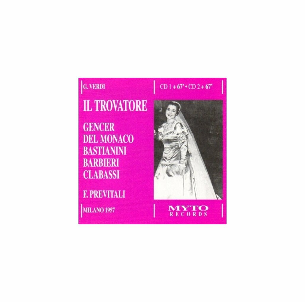 Диск Il Trovatore (Previtali (2 CD)