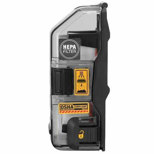Сменный блок-фильтр DeWalt DWH205DH-DWH302DH, пластик, универсальный, HEPA-фильтр