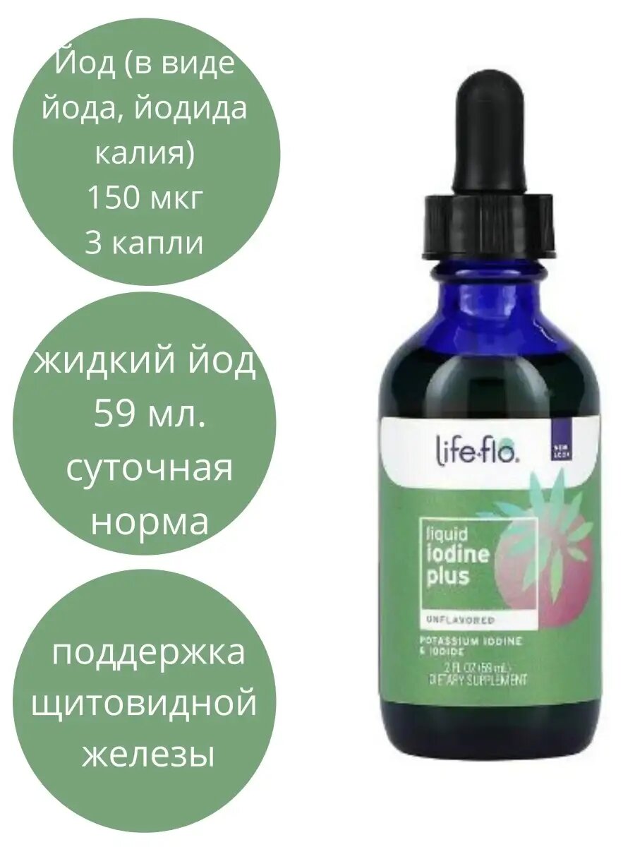 Йод сша iodine plus iherb витамины для здоровья