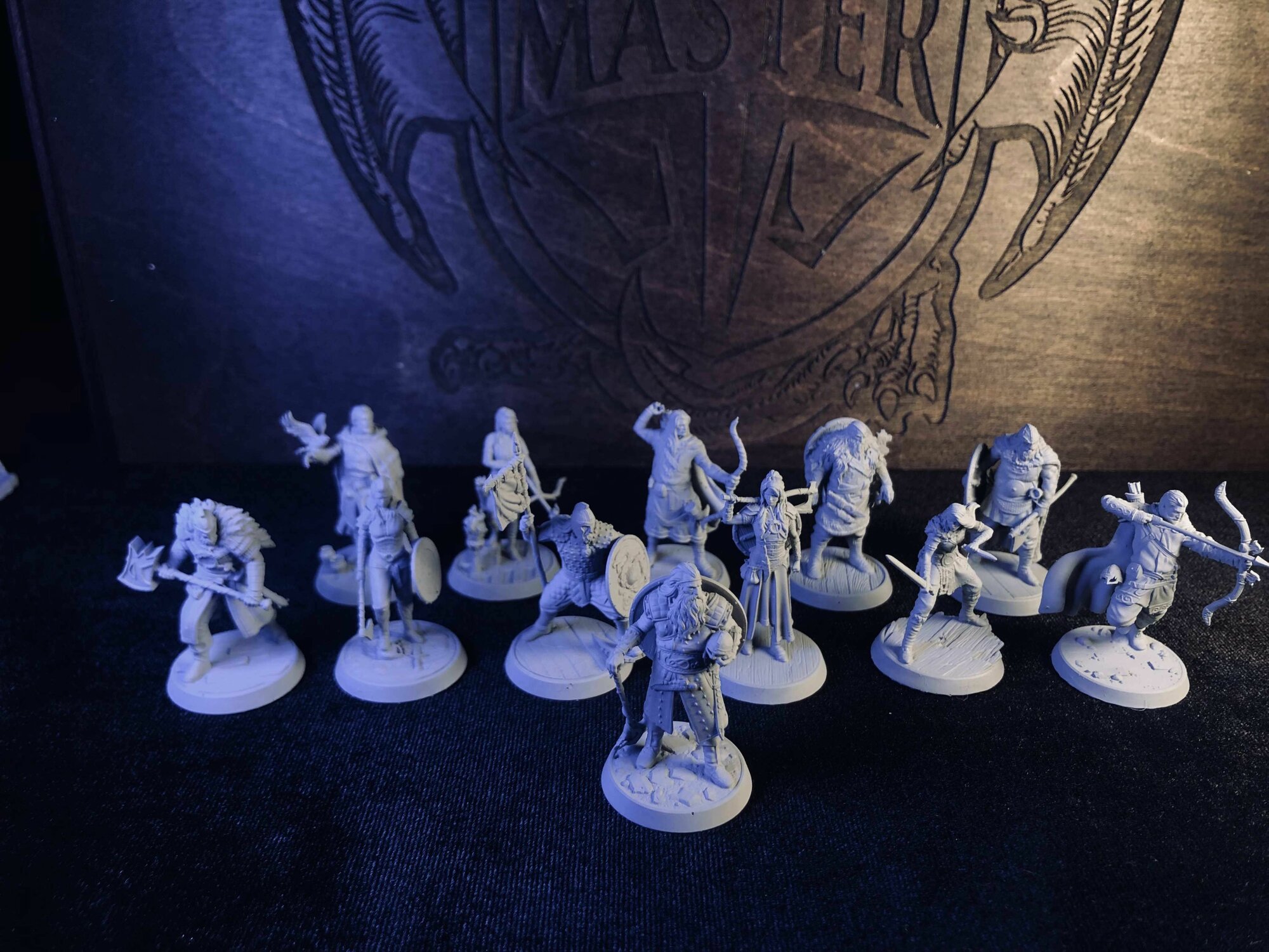 Набор северных воинов 1 - Миниатюра для настольных игр DnD, ДнД, Dungeons & Dragons, Pathfinder.