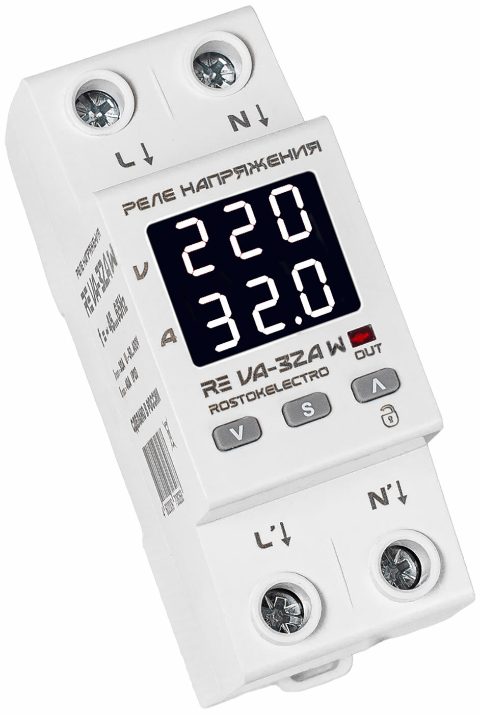 Реле напряжения RE VA-32A W