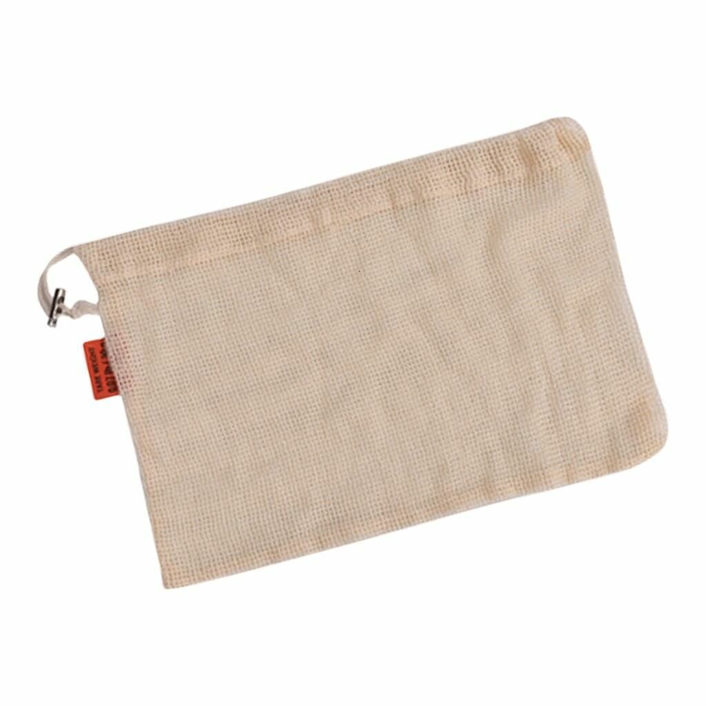 Многоразовые сетчатые мешки для овощей и фруктов, - M