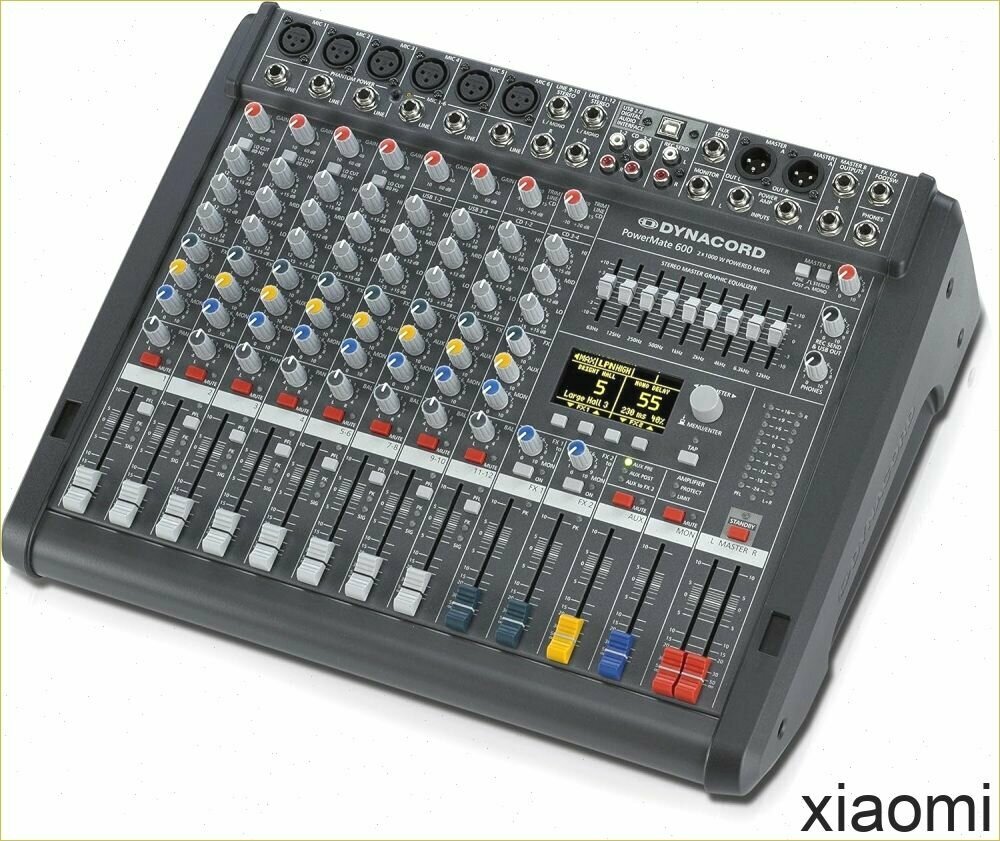 Dynacord POWERMATE 600-3 8-канальный активный микшер, 2х1000 Вт, Без крышки