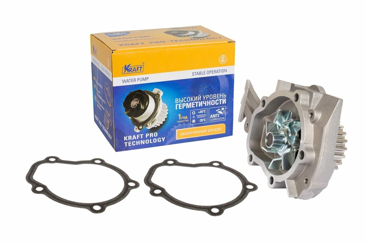Насос водяной Chevrolet Spark (05-10) / Daewoo Matiz (98- ) 0.8-1.0, KRAFT KT059403