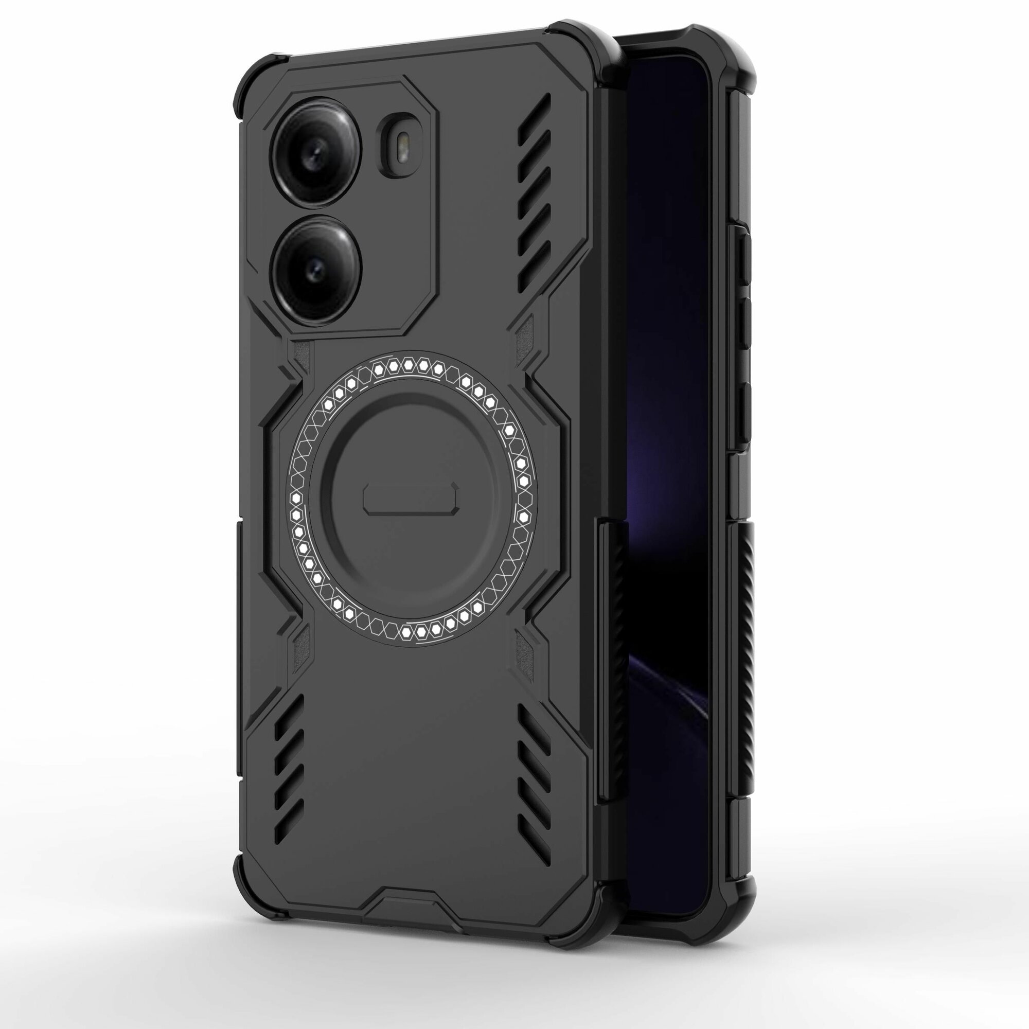 Защитный чехол Space Shell Magnetic Case для Poco X7 Pro черный