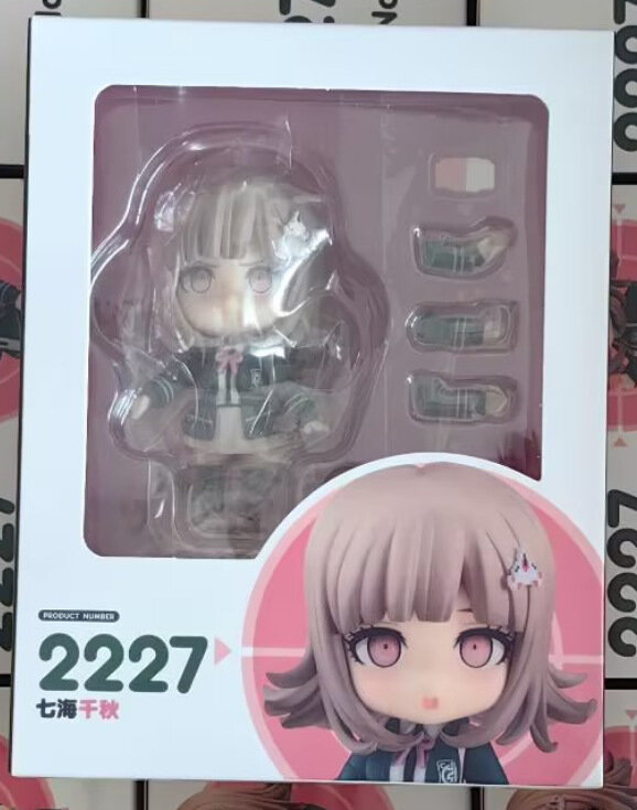 Премиальная фигурка Nendoroid #2227 Чиаки Нанами из Danganronpa — подвижная, с возможностью смены лица.