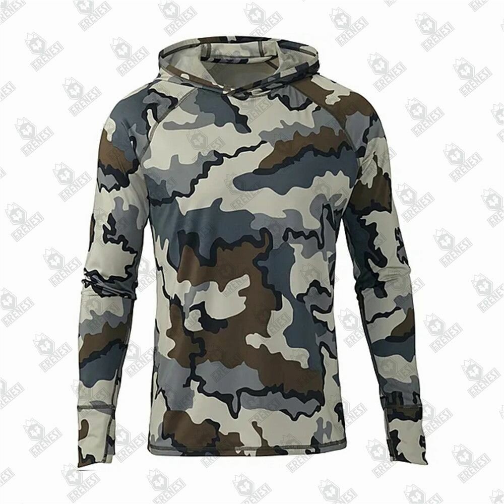 Джерси мужская для рыбалки с принтом Точки, рыболовный лонгслив летний солнцезащитный костюм