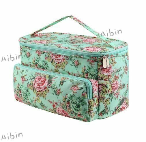 Сумка для вязания Looen, органайзер для хранения пряжи, большая сумка из мотков пряжи с застежкой-молнией для хранения спиц, крючки для вязания, другие аксессуары (только пустой мешок)