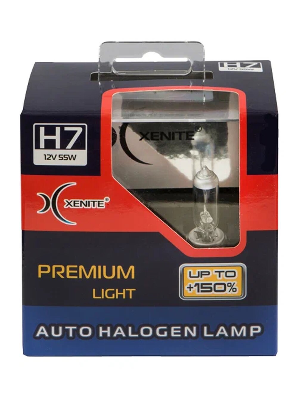 Лампы галогенные XENITE PREMIUM+150% H7 2шт 1007162