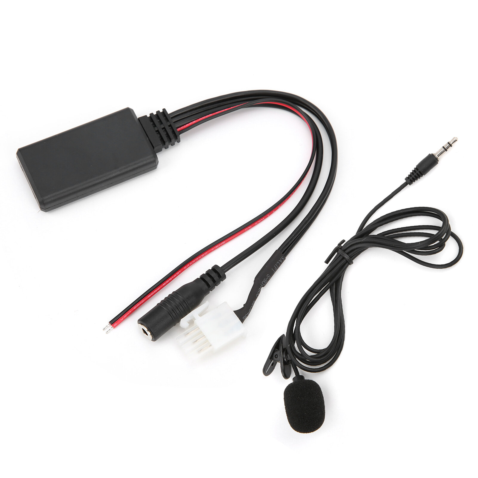 DC 12V Car Audio Cable AUX Bluetooth 5.0 Adapter Replacement for Honda Goldwing GL1800