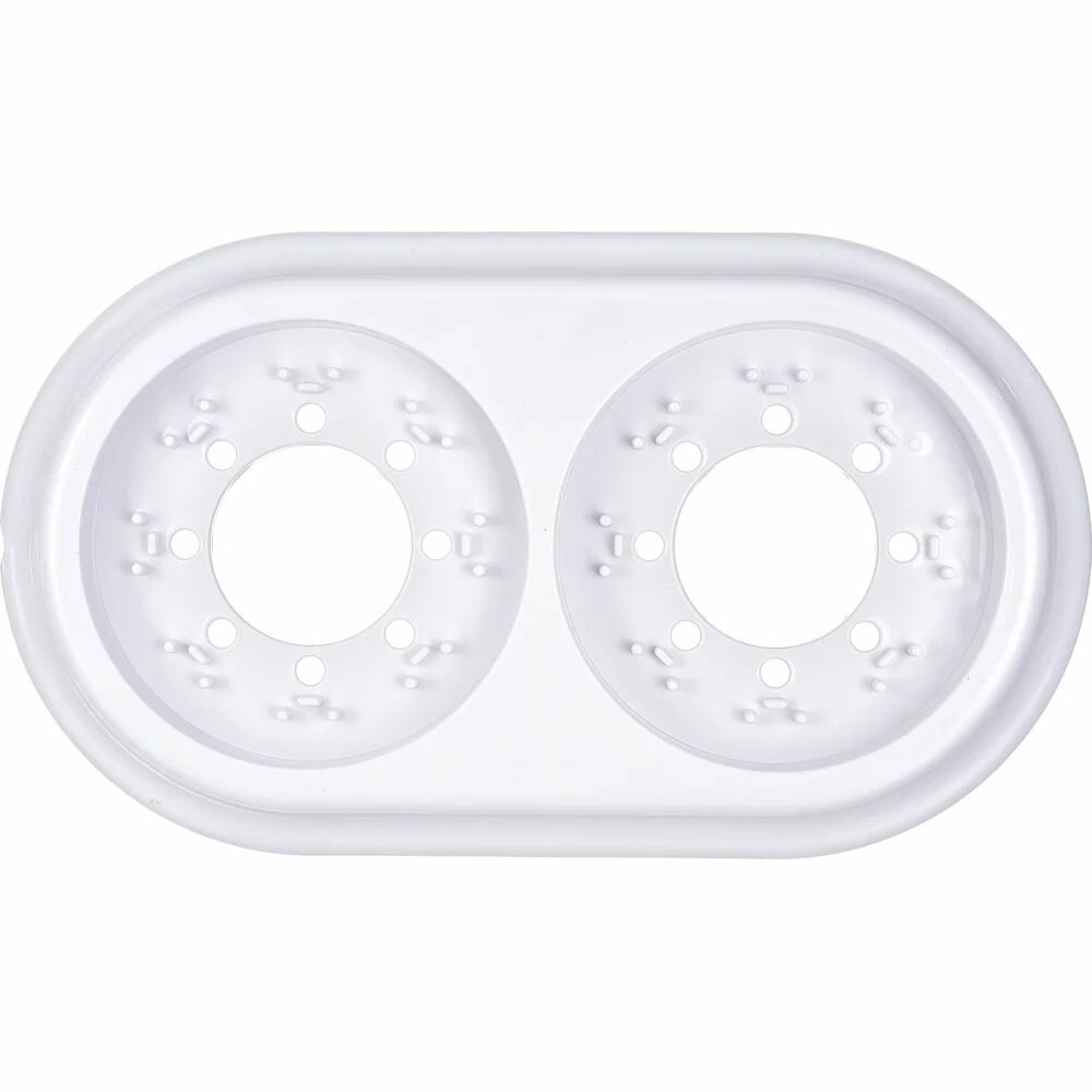 Рамка 2-местная Bylectrica, серия ретро юлиг.735212.471, белый