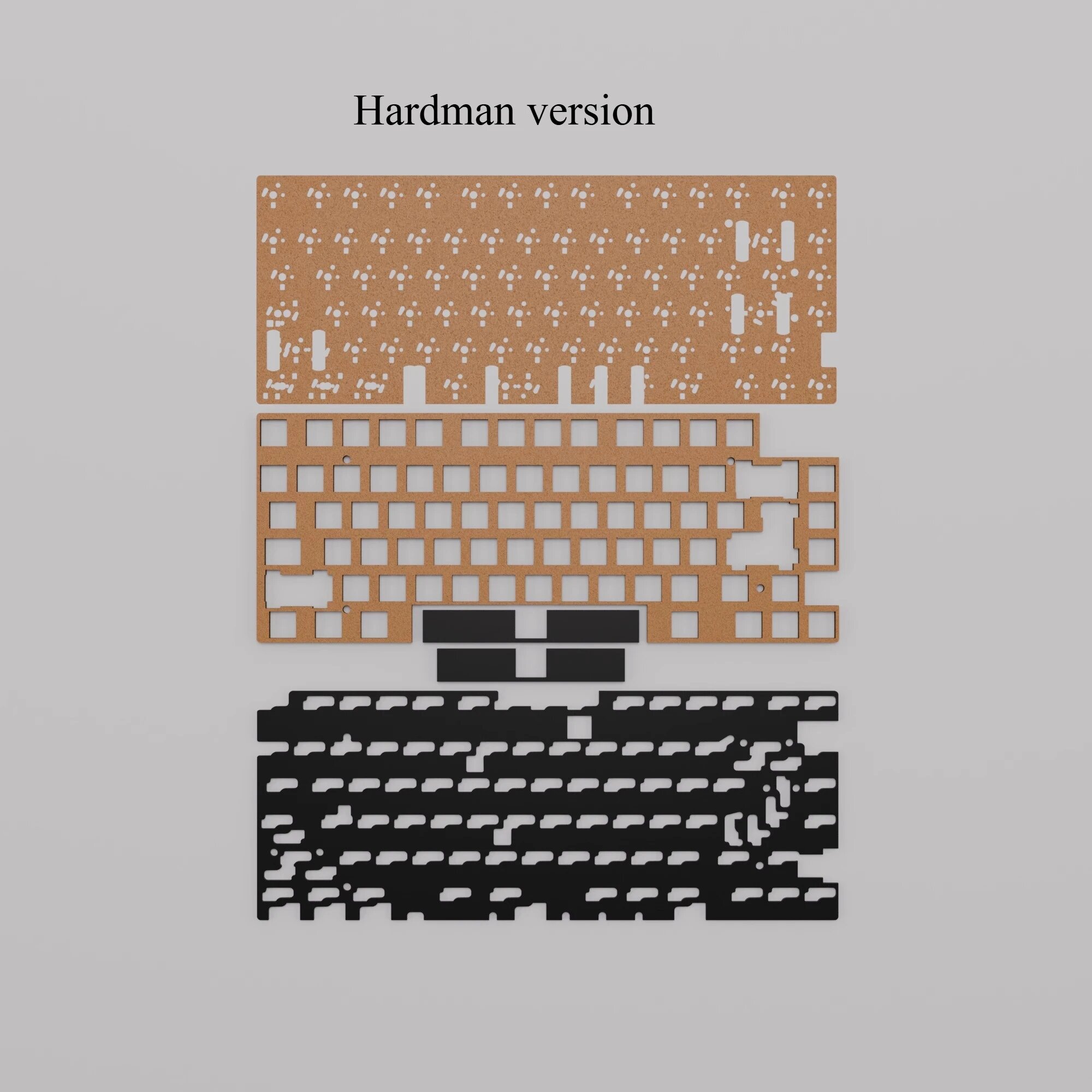 Meletrix ZOOM75 TIGA Плата позиционирования Silencing cotton 2