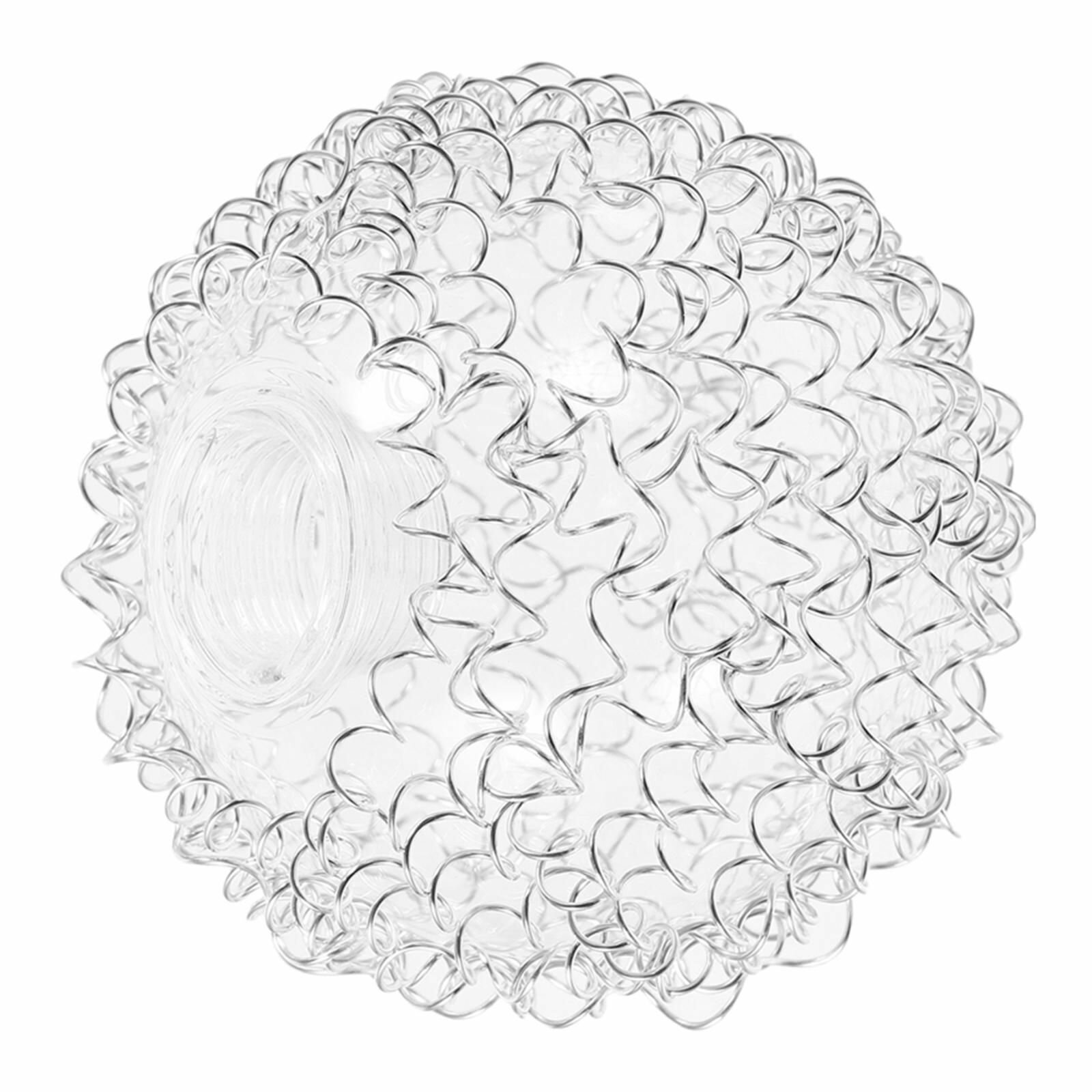 Плафон для подвесного светильника, современный шар из алюминиевой проволоки, диаметр 10 см, декоративный элемент