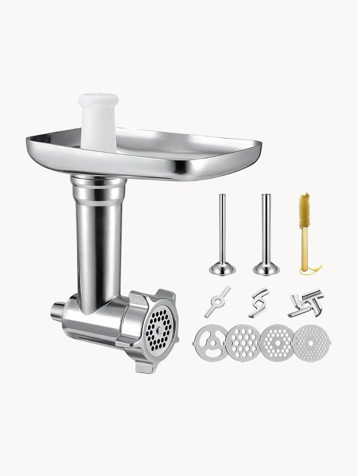 Металлические насадки для мясорубки стационарных миксеров KitchenAid Насадка начинки мясных колбас