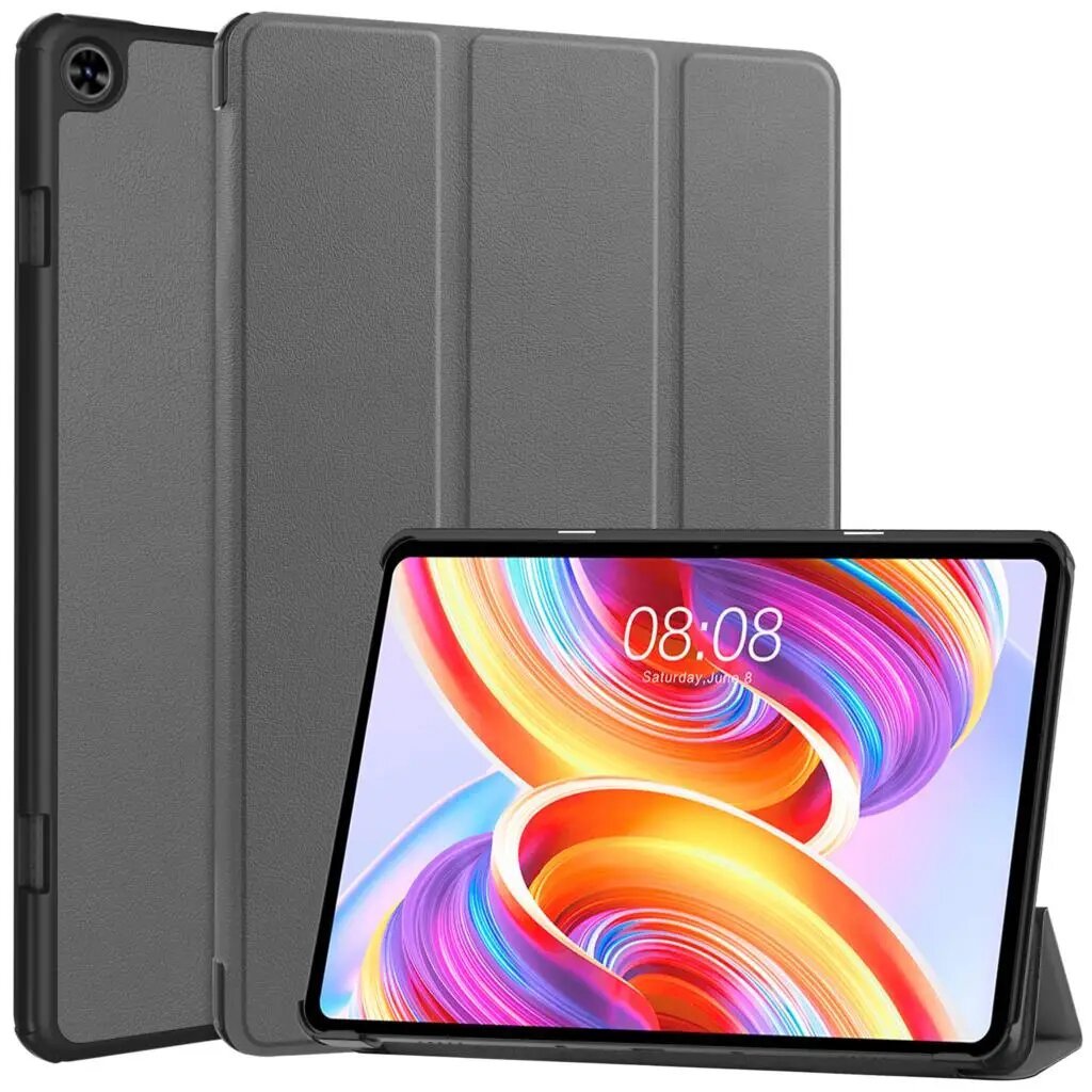 Чехол-подставка Yunyonglai из полиуретана для Teclast T50 P30S P40HD M40 Plus Pro P20HD P20S Teclast P30S, Gray