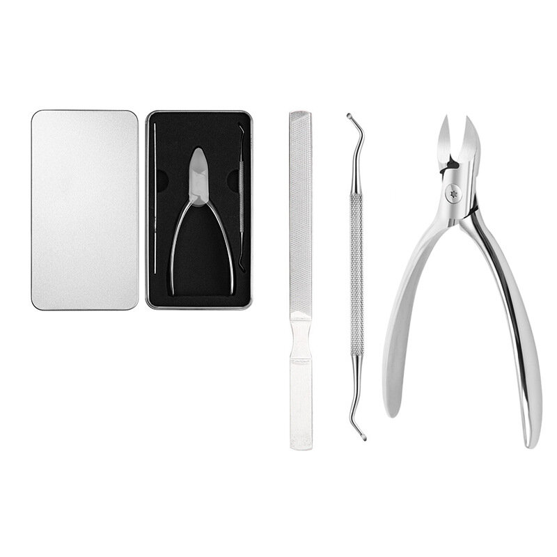 Кусачки для вросших ногтей из нержавеющей стали со встроенной пружиной, кусачки с орлиным клювом, маникюрные кусачки, педикюрные кусачки, маникюрные кусачки с индивидуальным логотипом