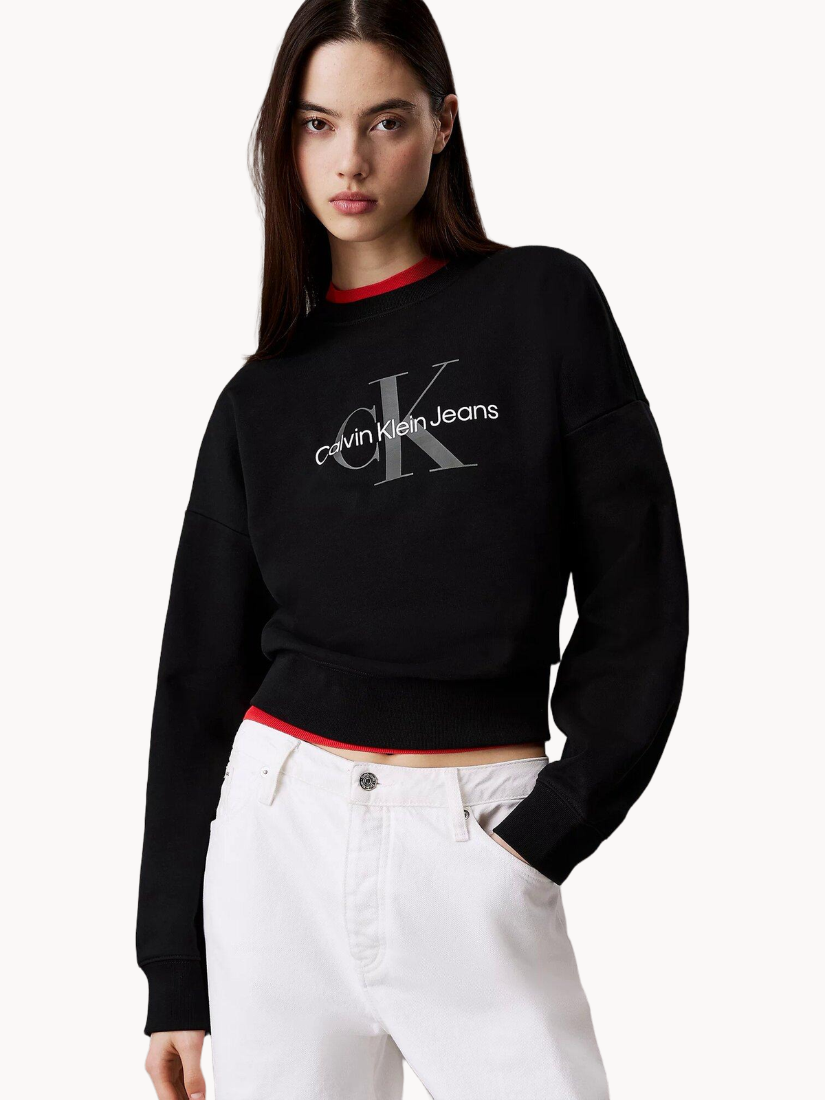 Свитшот Cropped Monogram Sweatshirt