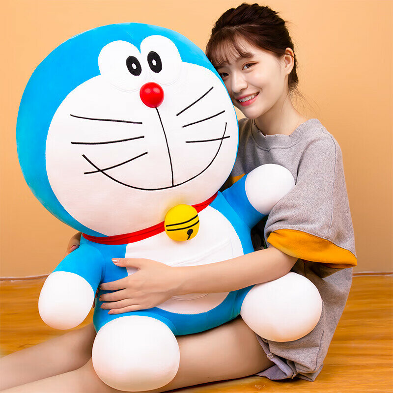 Doraemon Plush Toy Stuffed Animal Pillow Children's Doll Birthday Gift Girlfriend Healing Gift Girl