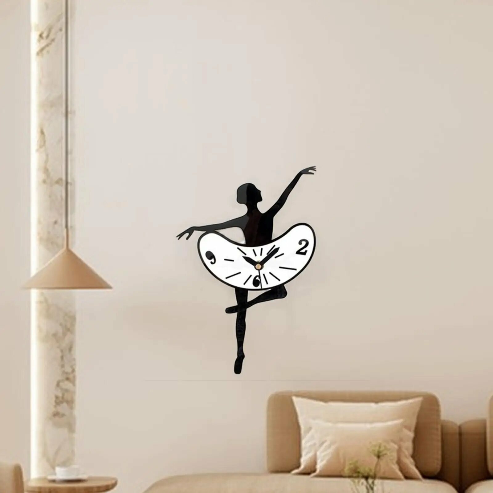 Декоративные настенные часы Балерина