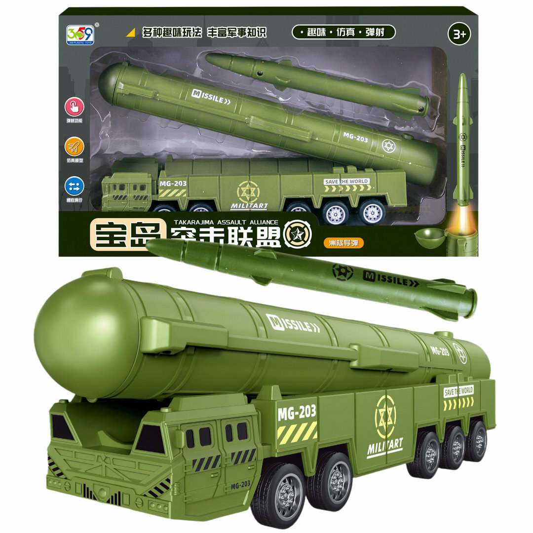 Ракетная установка, военный автомобиль, ракетный комплекс 669-114, модель истребителя, детский игровой домик, игрушки.