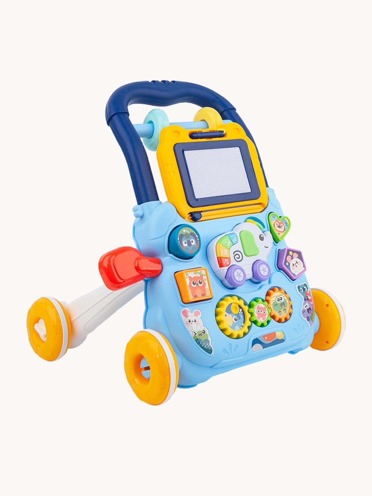 Ходунки-каталка, развивающий центр, бизиборд