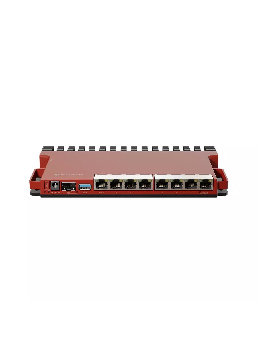 Маршрутизатор Mikrotik L009UiGS-RM, 8 гигабитных Ethernet портов