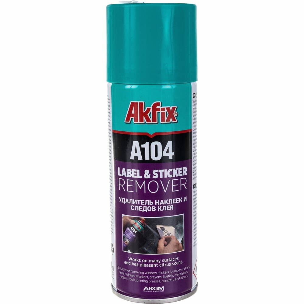 Очиститель наклеек Akfix A104, 200 мл YAC104