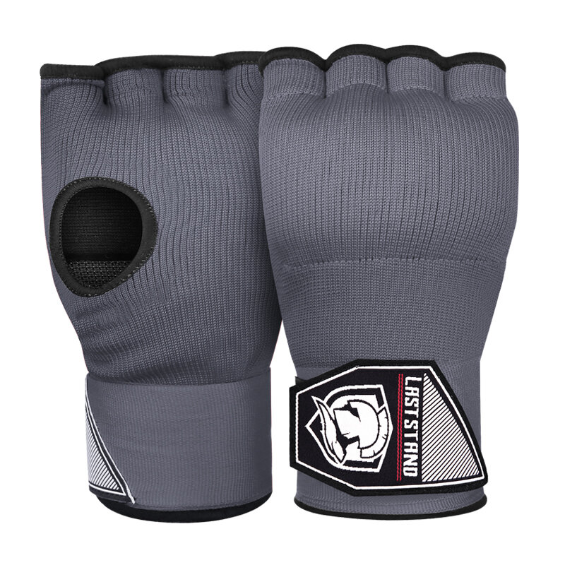 Боксерские перчатки из геля, полупальцевые перчатки, санда, боевые, ленивые, быстрые обмотки, бинты для рук, защита для рук, муай-тай, для мужчин и женщин