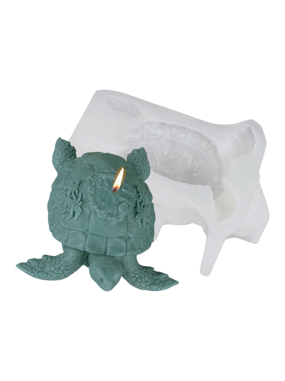 Черепаха силиконовые свечи формы для эпоксидной смолы, мыла, свечи, гипса украшения