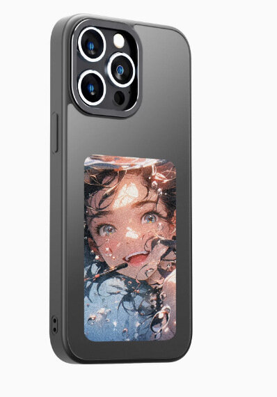 Специально разработанный чехол для телефона с NFC-экраном, AI умный E-Ink экран, чехол для iPhone 13-15, DIY кастомный противоударный чехол