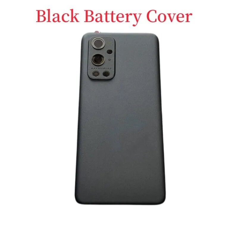 Задняя крышка для OnePlus 9 Pro, черная с камерой