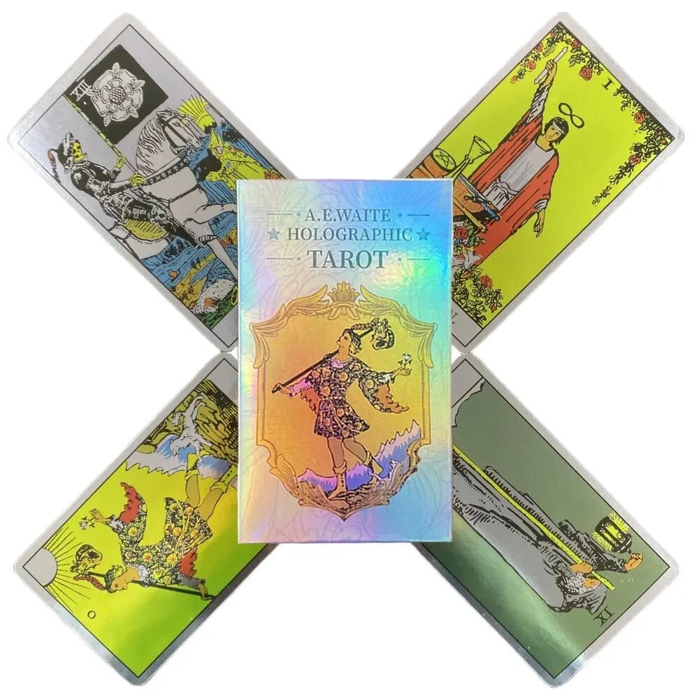 Карты Таро Уэйта для начинающих/Лазерного Всадника//The Rider Tarot,78 шт