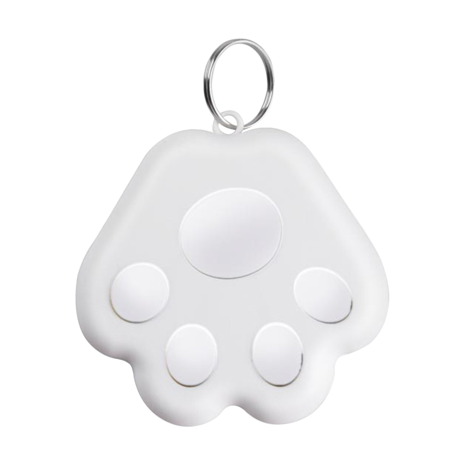 BT Smart Tracker для домашних животных, ключей, сумок и кошельков. Двусторонний локатор с уведомлениями, управление через приложение, функция спуска затвора для селфи на iOS/Android телефонах, белый.