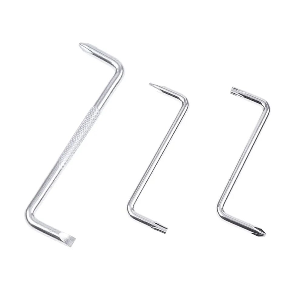 (В упаковке 3 шт.) Набор отверток s Двусторонняя изогнутая отвертка типа Z, T20/T25/гаечный ключ