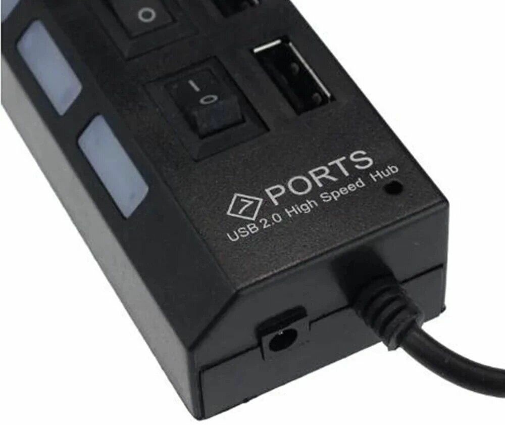 USB Hub, USB разветвитель на 7 портов для периферийных устройств , USB концентратор