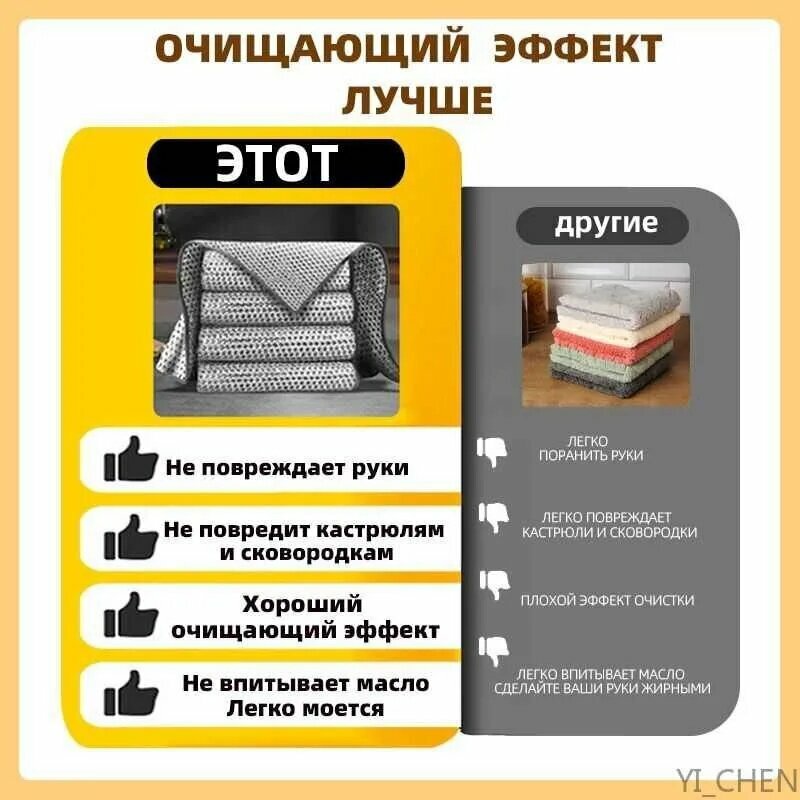 Тряпка, 10 шт — фото 1