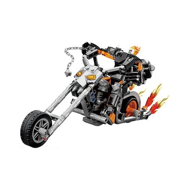 LEGO Super Hero Collection Marvel Characters Маленький Дьявол Рыцарь Меха и Пламяный Мотоцикл Конструкторы 264 шт. 76245