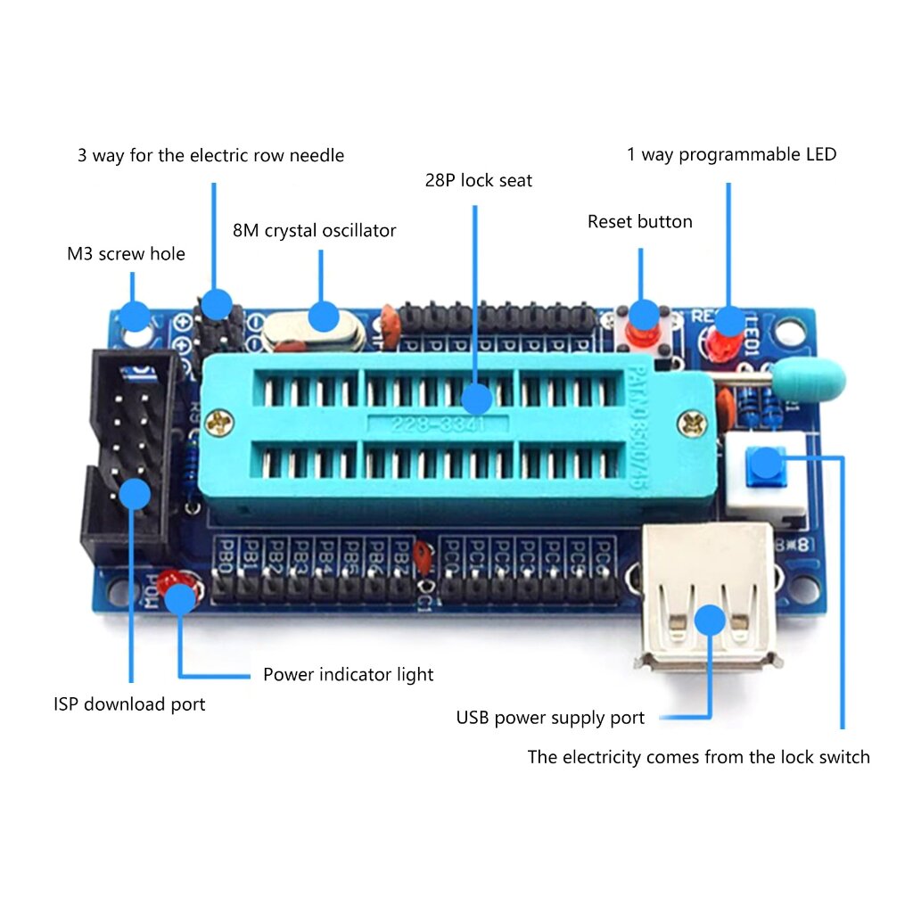 Развитая плата ATmega8/48/88 — фото 1