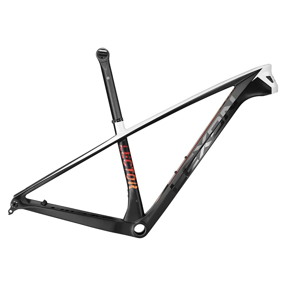 Рама Lexon Carbon MTB 29er 17, Black White Seatpost