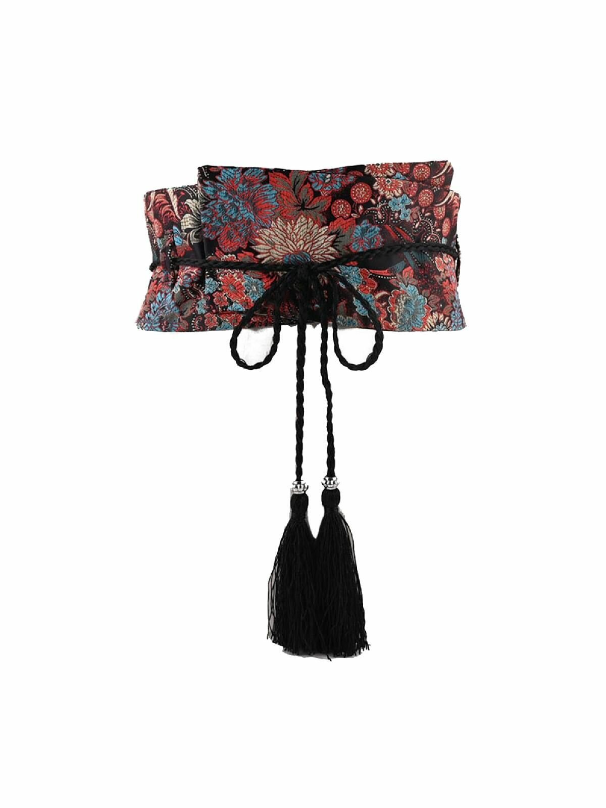 Регулируемый пояс с кистями, винтажный пояс для Ханьфу